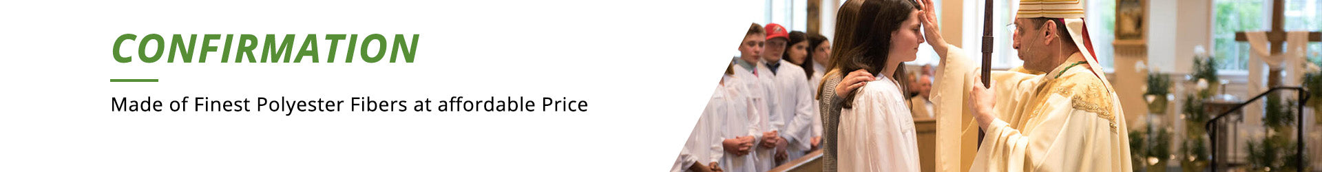 White/Red Catholic Confirmation Robes and Gowns | IvyRobes – Ivyrobes