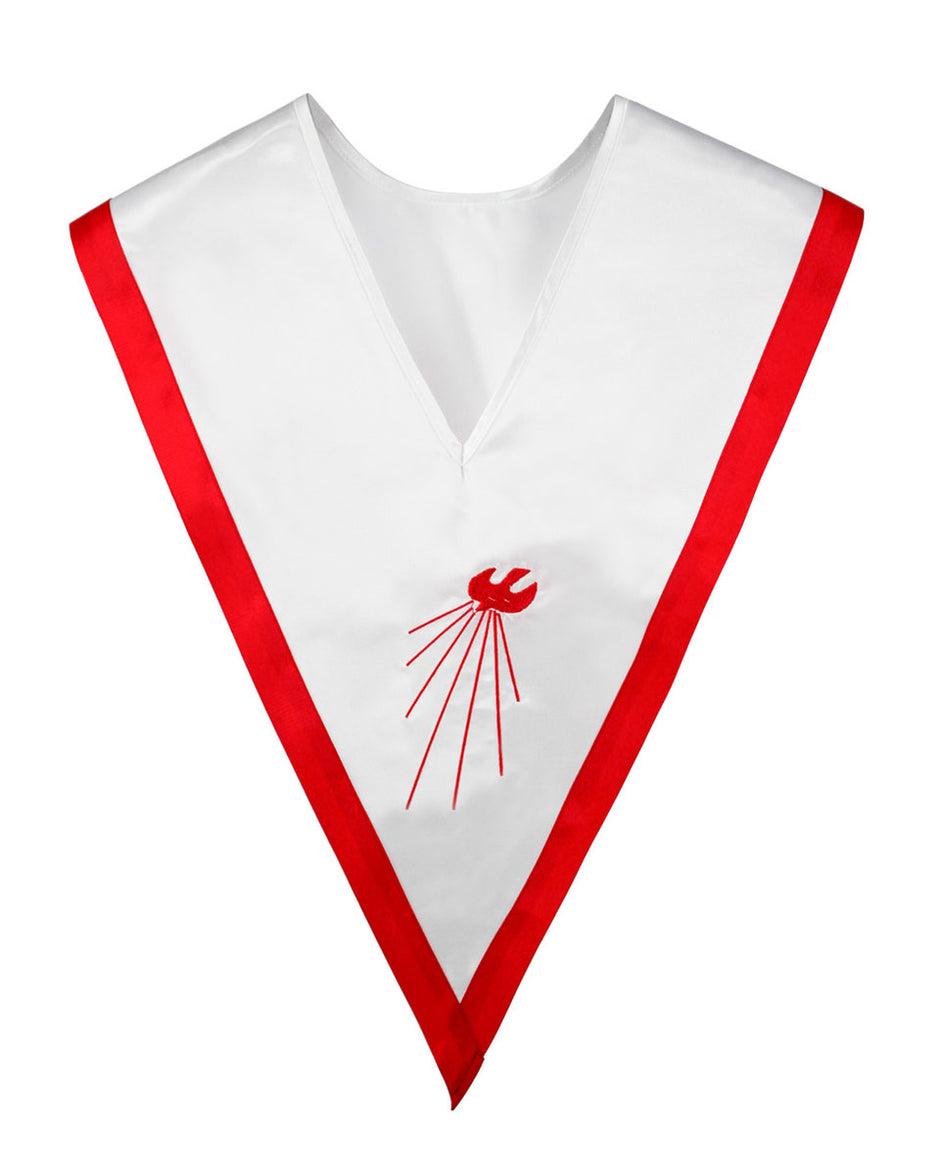 Descending Dove White / Red Catholic Confirmation Stoles | IvyRobes ...